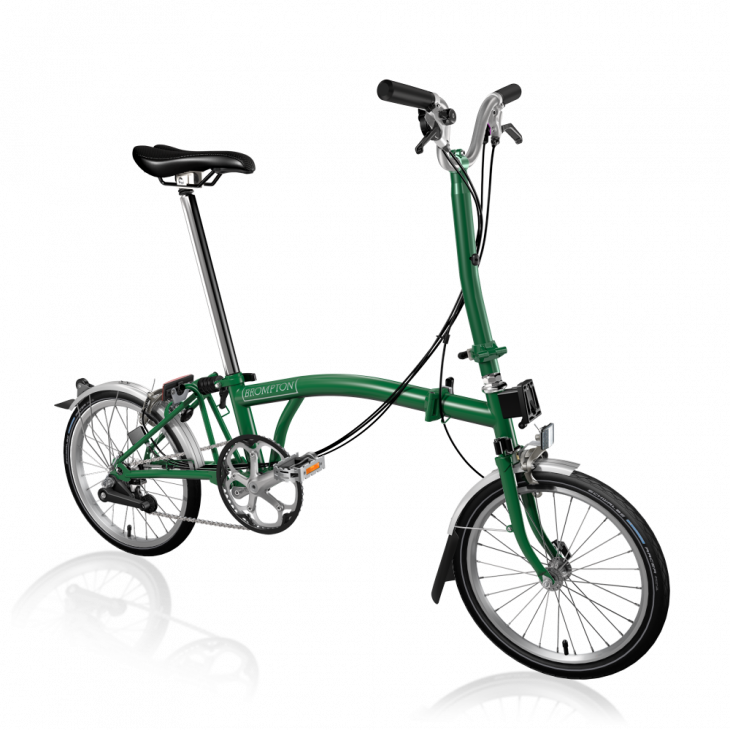 Brompton C line 2 speed Racing Green – High (H2L) | BernatCycles
