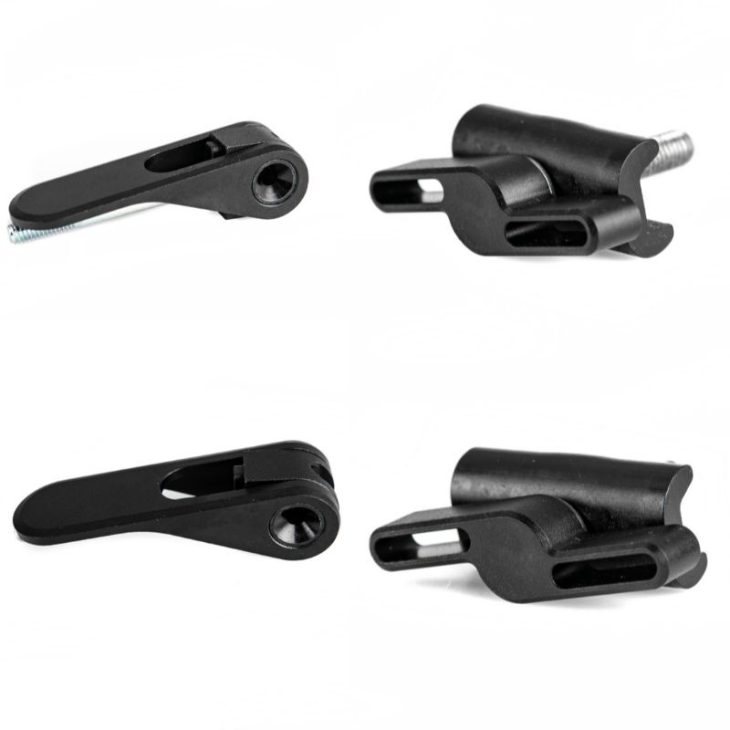 Brompton Aluminum Hinge Clamp and Rear Frame Set | BernatCycles