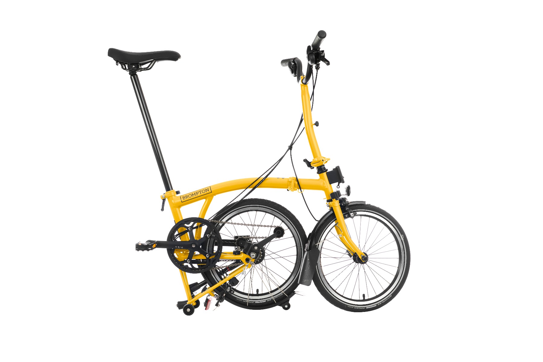 Brompton C line Explore Yellow – Mid | BernatCycles
